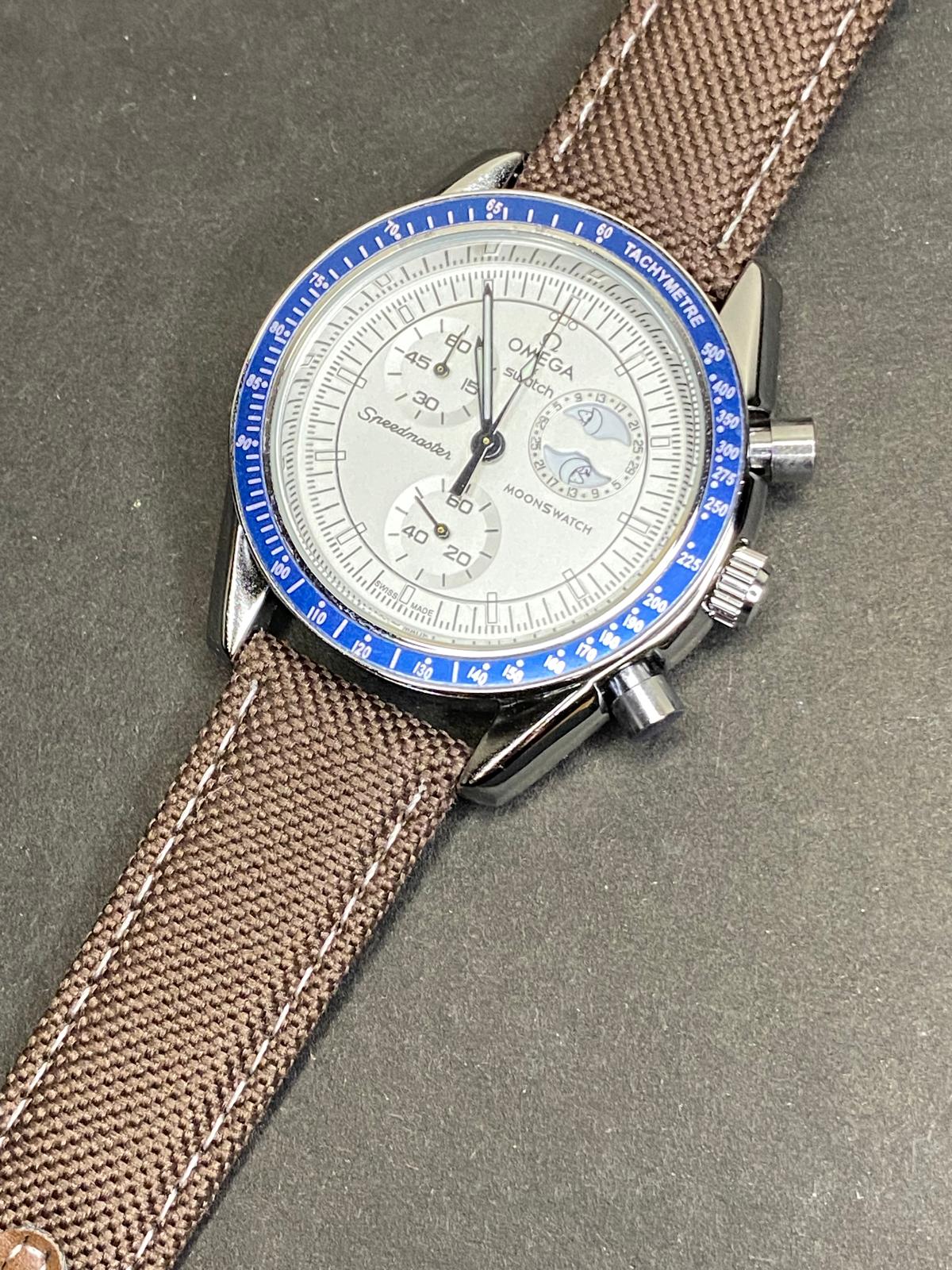 Omega x Swatch Moonswatch Snoopy – Metal Case Mod – AstroMods